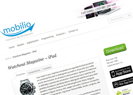 The all-new website of Mobilio Development - MobilioDevelopment